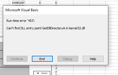 Run-time error '453': Can't find DLL entry point GetDLLDirectoryA in kernel32.dll | Microsoft ...