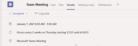 Meeting Options shows This meeting has been cancelled | Microsoft ...