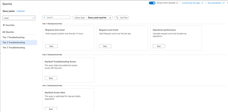 Log Analytics query packs