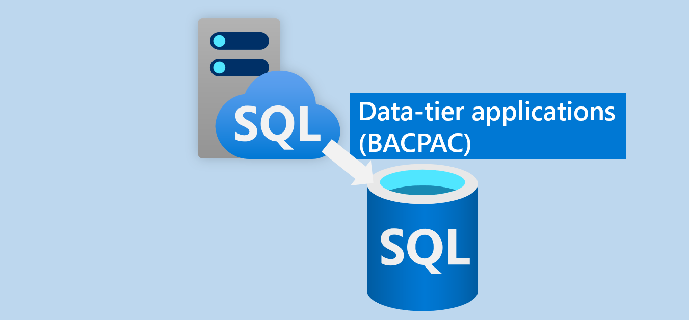 Using data-tier applications (BACPAC) to migrate a database from Managed Instance to SQL Server ...
