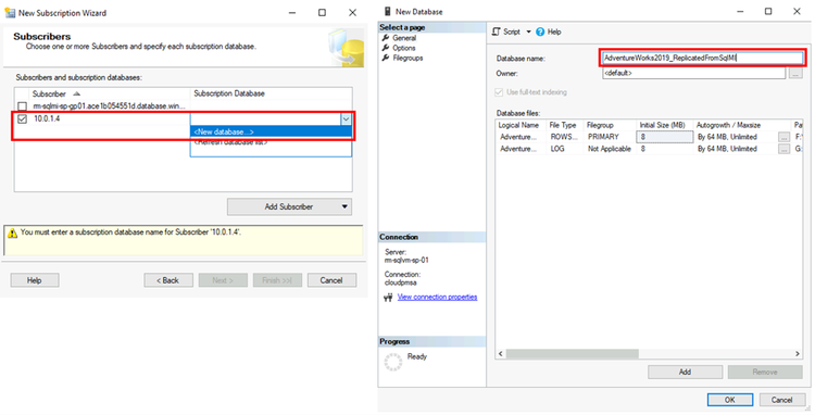 Database migration from Managed Instance to SQL Server with ...