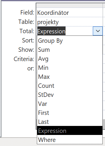 Real example for Total:Expression in query | Microsoft Community Hub