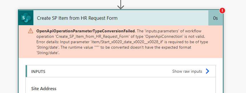 Open Api Operation Parameter Type Conversion Failed | Microsoft ...