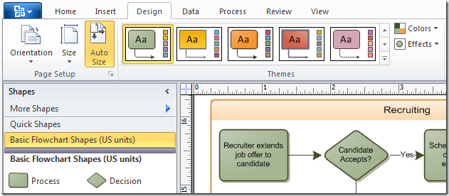Themes and Live Preview in Visio 2010 | Microsoft Community Hub