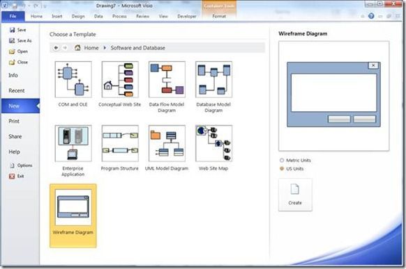Wireframe Shapes in Visio 2010 | Microsoft Community Hub