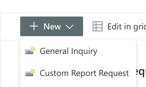 how do you make this dropdown from the NEW button in a Sharepoint list ...