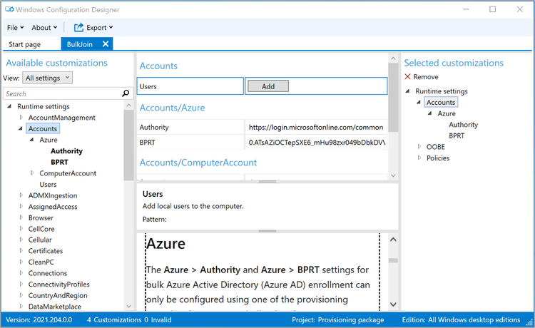 Bulk join a Windows device to Azure AD and Microsoft Endpoint Manager ...