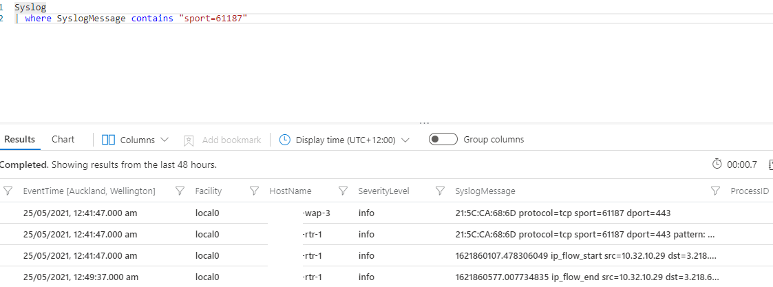 Some syslog from Meraki is being truncated | Microsoft Community Hub