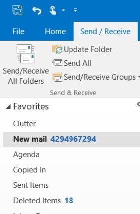 (Very) Large unread email count | Microsoft Community Hub