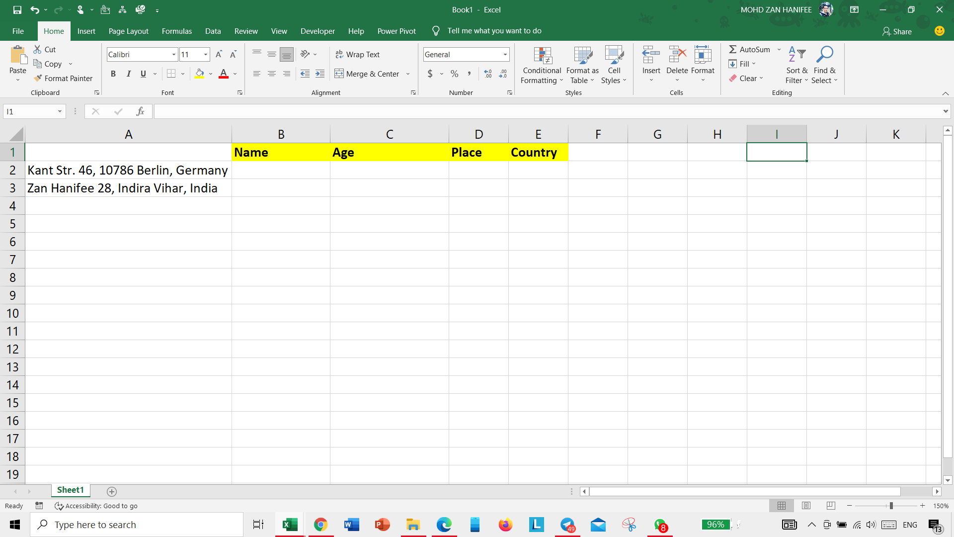 Split cells | Microsoft Community Hub