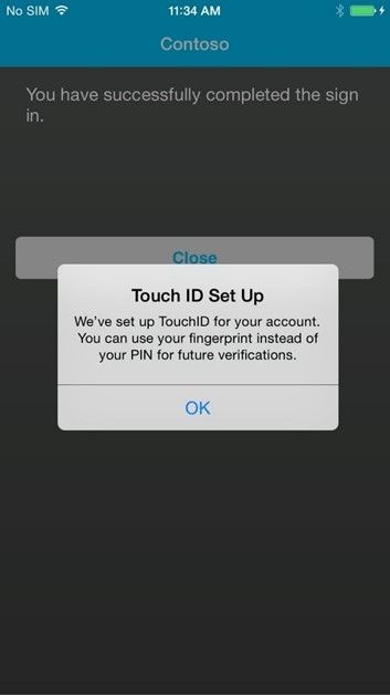 Azure Authenticator now supports iOS Touch ID! | Microsoft Community Hub