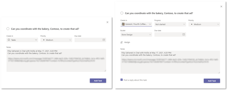 Create trackable tasks from your ad hoc Teams messages | Microsoft ...