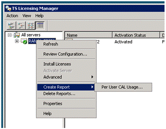 Terminal Services Per User Licensing Usage Tracking | Microsoft ...