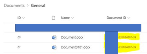 is DocumentID unique in Sharepoint? | Microsoft Community Hub