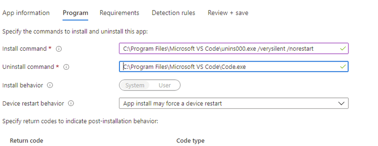 installing visual studio code via intune | Microsoft Community Hub