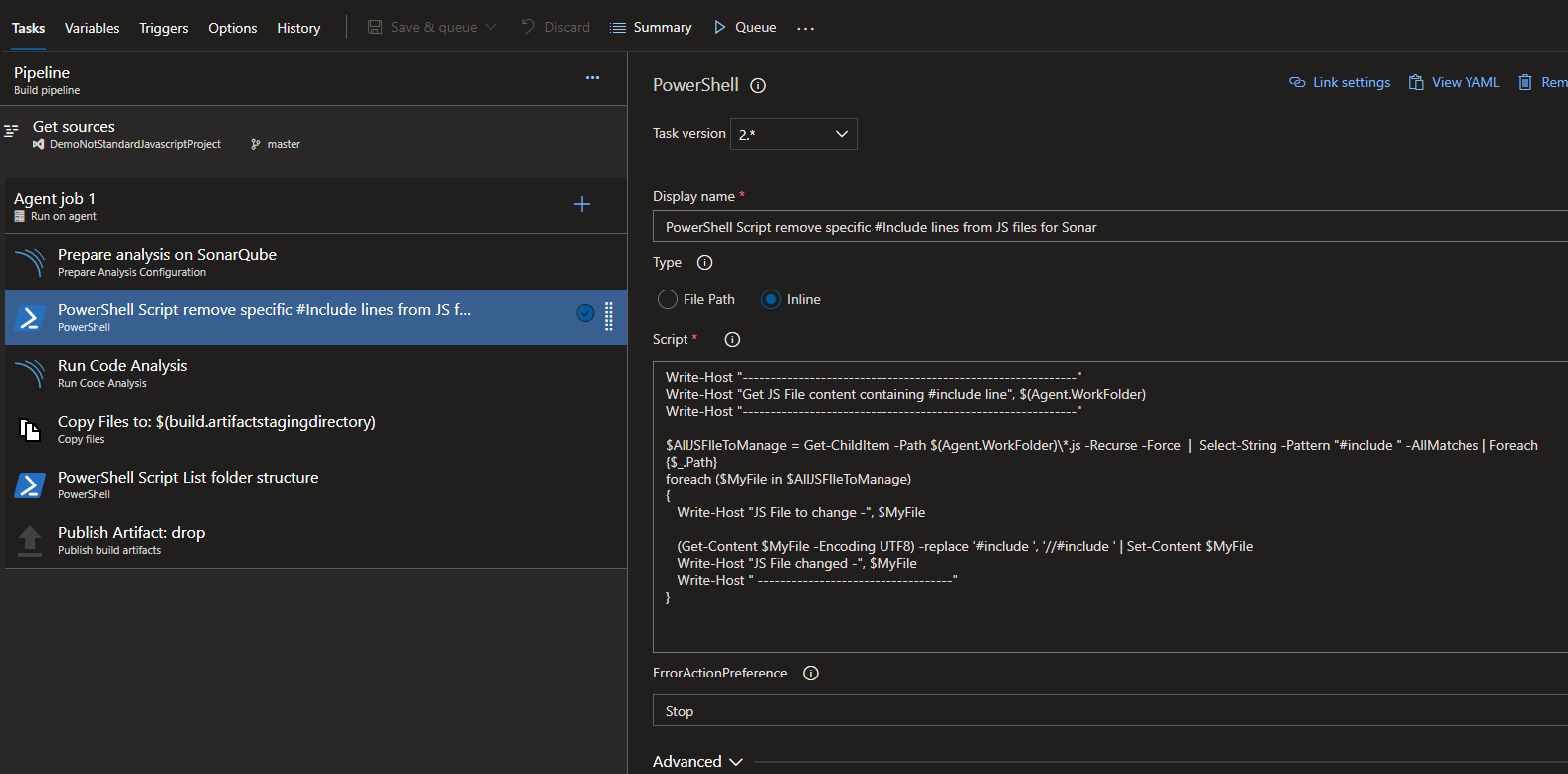 Azure DevOps - How to modify files during a Build Pipeline execution ...