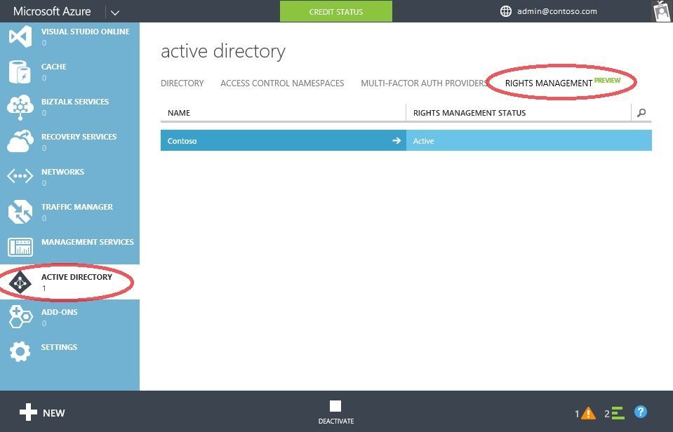 Create custom templates in Azure RMS with the Azure Management Portal ...