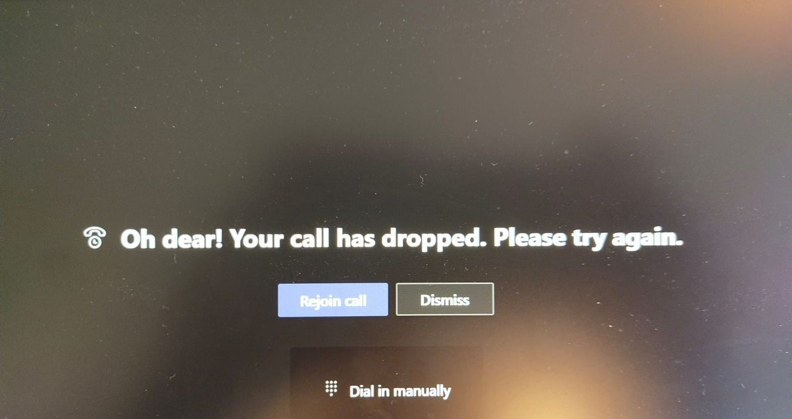 Teams calls dropped when more than two participants are joined the ...