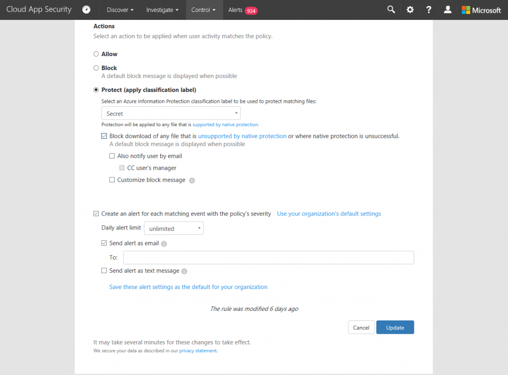Microsoft Cloud App Security's Conditional Access App Control is now in public preview ...