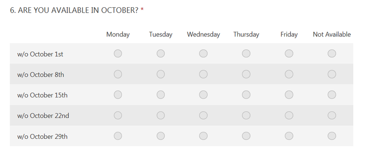 Use the Likert, a new survey question type in Microsoft Forms ...