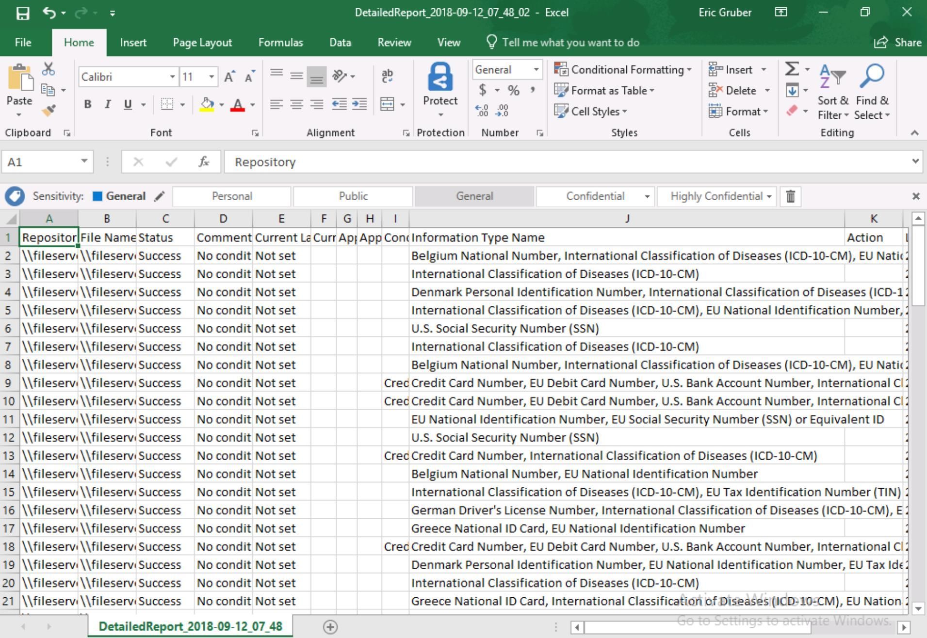 Discovery of Sensitive Data Using the AIP Scanner (AIP Premium P1) | Microsoft Community Hub