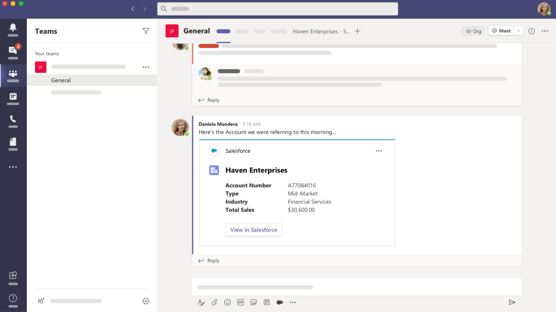 Salesforce brings sales and service data into Microsoft Teams to ...