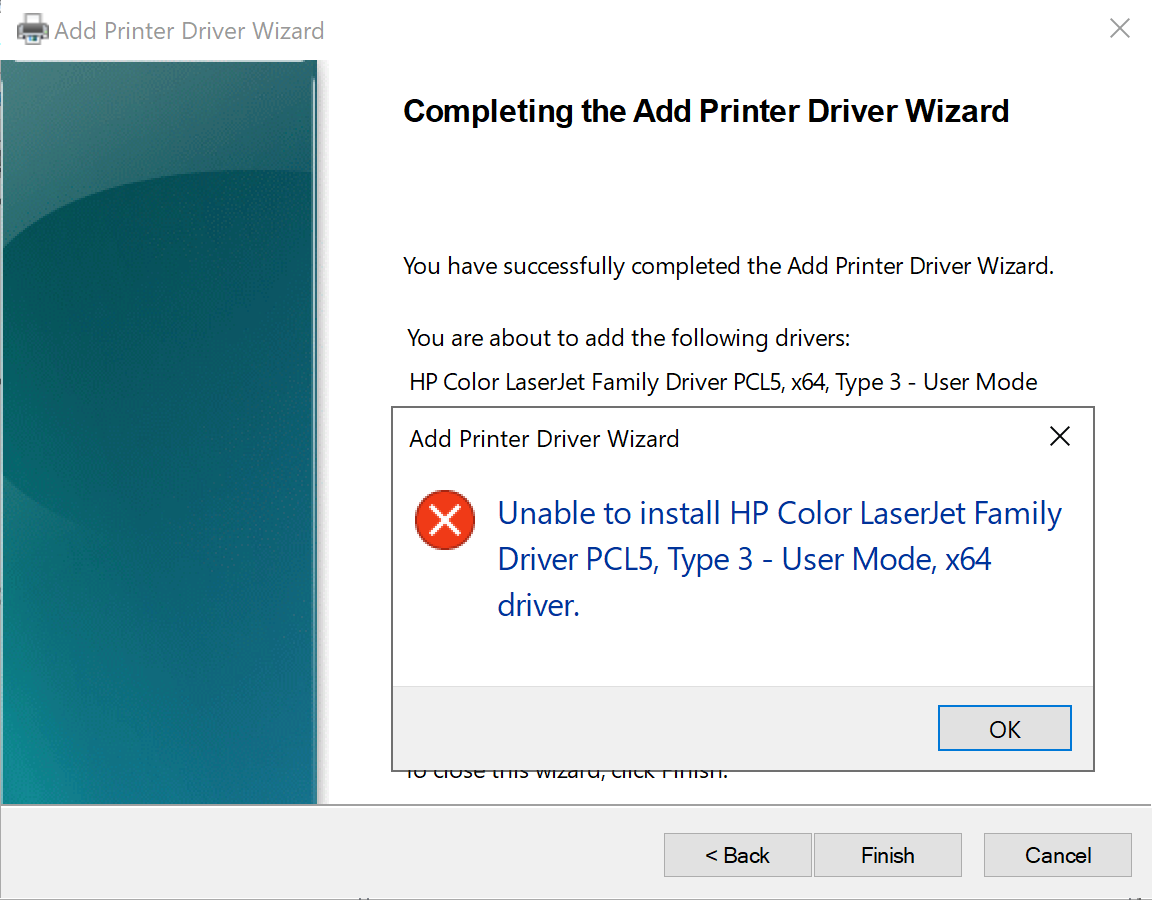 Adding Printer Driver from Windows Update | Microsoft Community Hub
