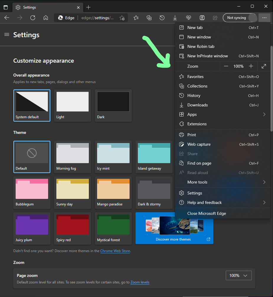 Windows 11 visual change contains transparency for Edge, make it ...