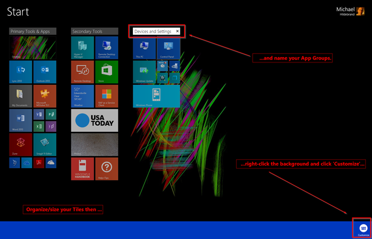 Exploring Windows 8.1 Start Screen and Start Button Options and ...