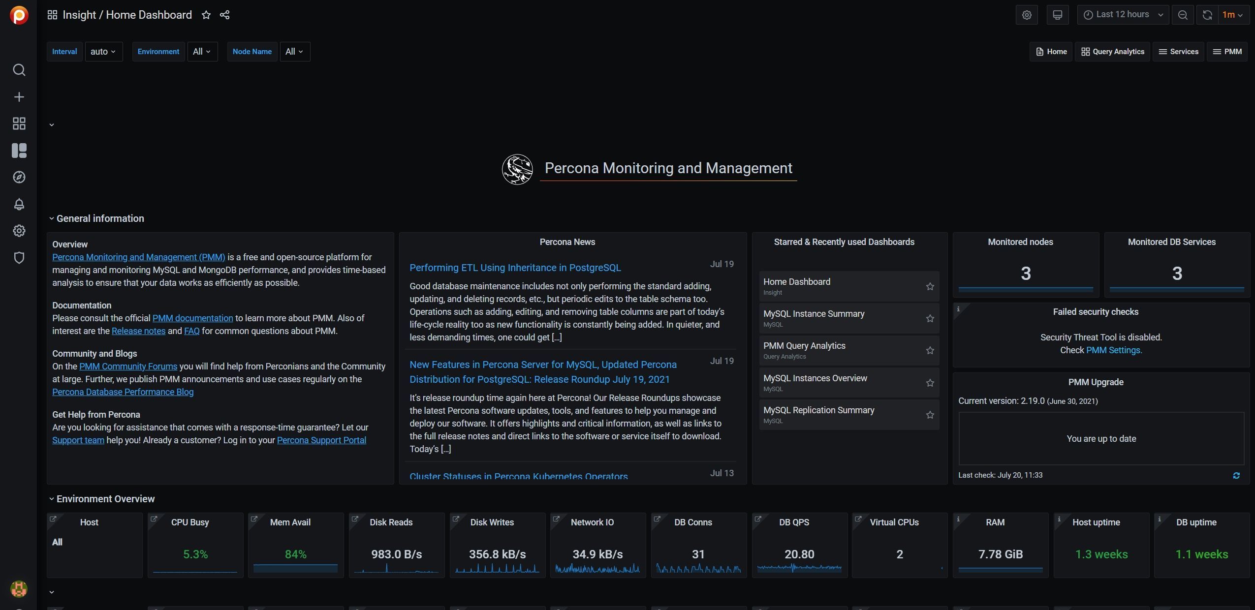 Monitor Azure Database for MySQL using Percona Monitoring and Management (PMM) | Microsoft ...
