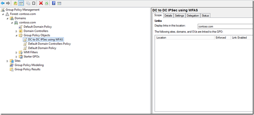Securing DC to DC communication with IPsec using Windows Firewall with Advanced Security (WFAS ...