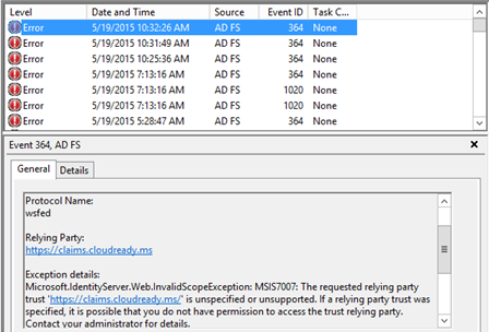 ADFS Deep-Dive: Troubleshooting | Microsoft Community Hub
