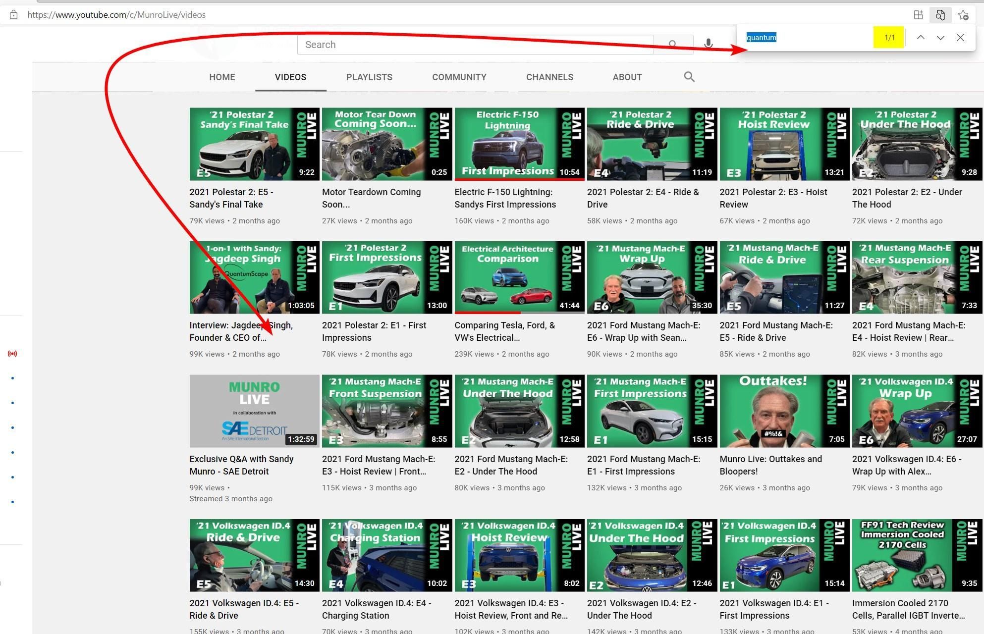 CTRL + F bug: 1/1 found, but no highlights. Hidden behind ellipsis? | Microsoft Community Hub