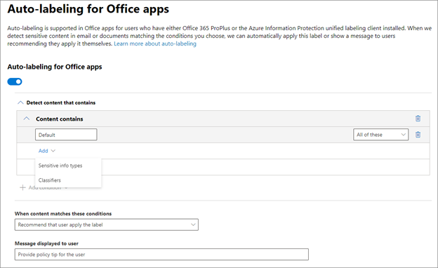 General Availability of Auto-Labeling Using Trainable Classifiers in ...