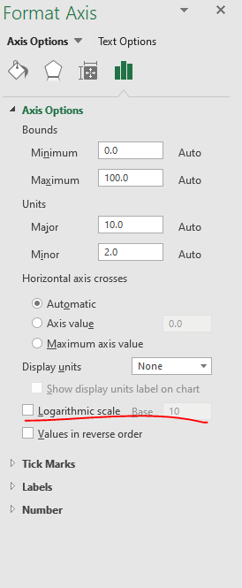 How to change x-axis in log format | Microsoft Community Hub