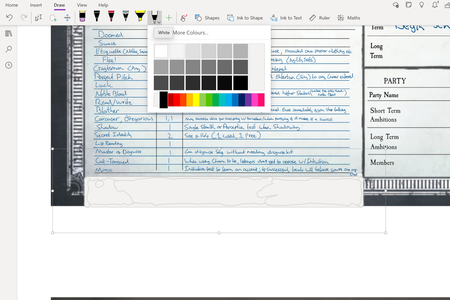 OneNote for Windows 10: White colour is now light gray, duplicates pen ...