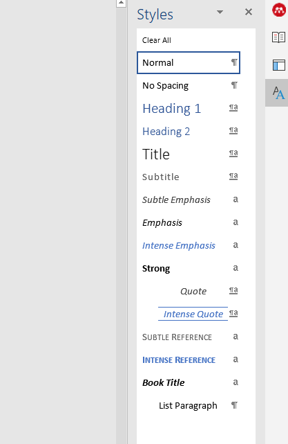 Create Word macro to make all task panes move to tab | Microsoft Community Hub