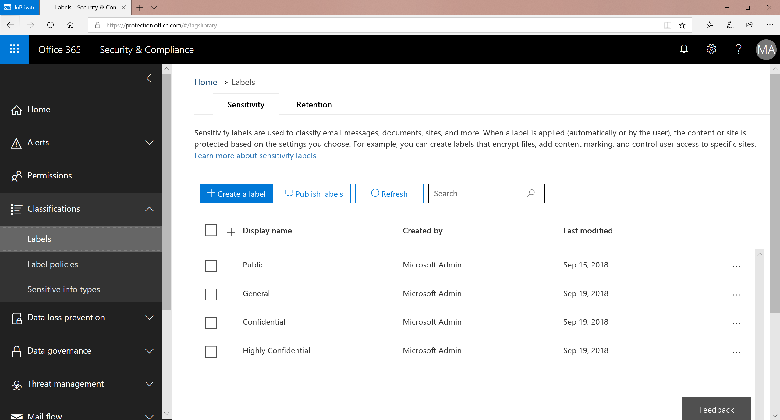 Announcing the availability of unified labeling management in the ...