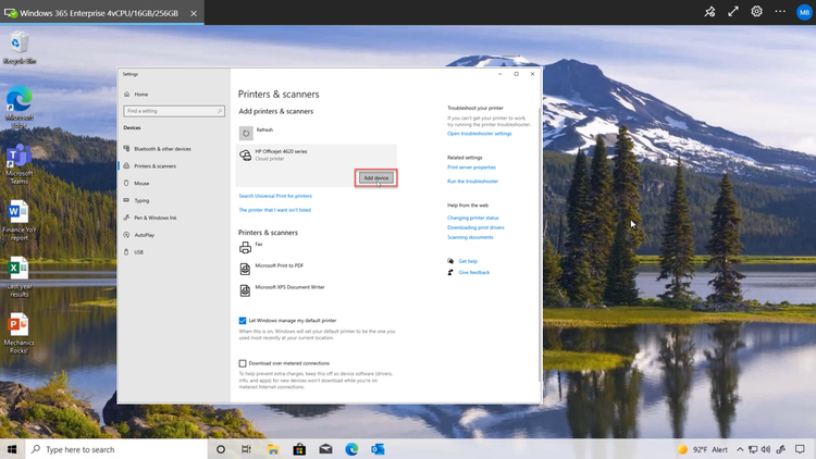 Get started with Universal Print and Windows 365 Cloud PC | Microsoft ...