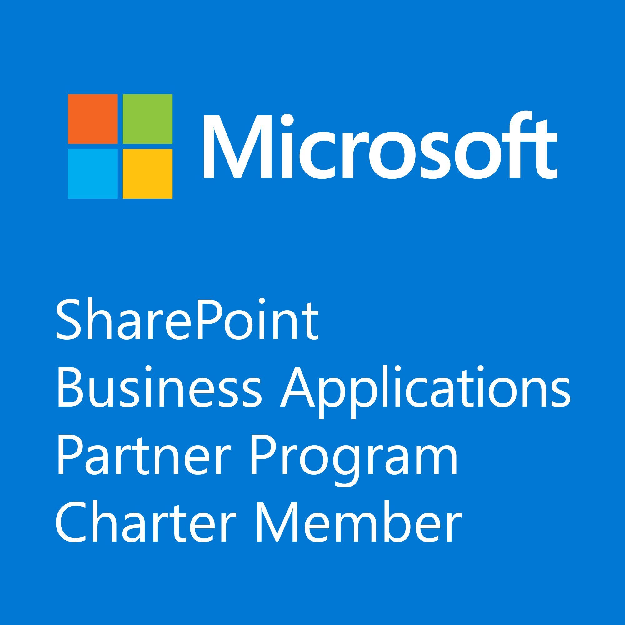 Announcing the Microsoft SharePoint Business Applications Partner Program and Charter Members ...