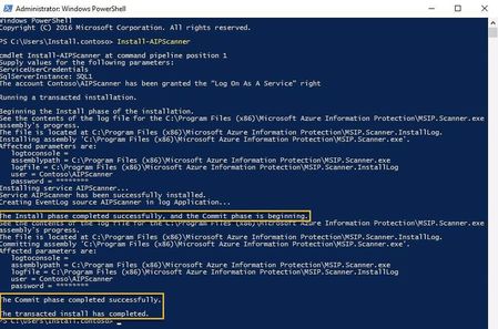 Azure Information Protection Scanner Express Installation | Microsoft ...