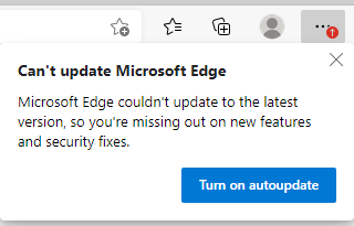 Edge UpdatePolicy - Disable automatic updates leads to "Microsoft Edge ...