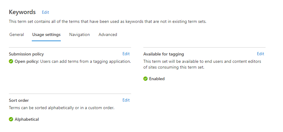 Unable to add Enterprise Keywords - SharePoint Online | Microsoft ... Unable to add Enterprise Keywords - SharePoint Online | Microsoft ...