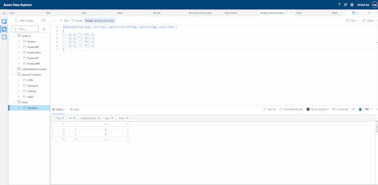 Enhanced experience for Query in ADX Web Explorer | Microsoft Community Hub