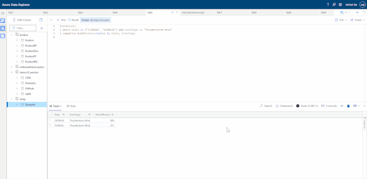 Enhanced experience for Query in ADX Web Explorer | Microsoft Community Hub