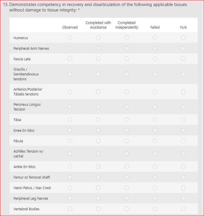 MS Forms Likert question not displaying properly within MS Teams ...
