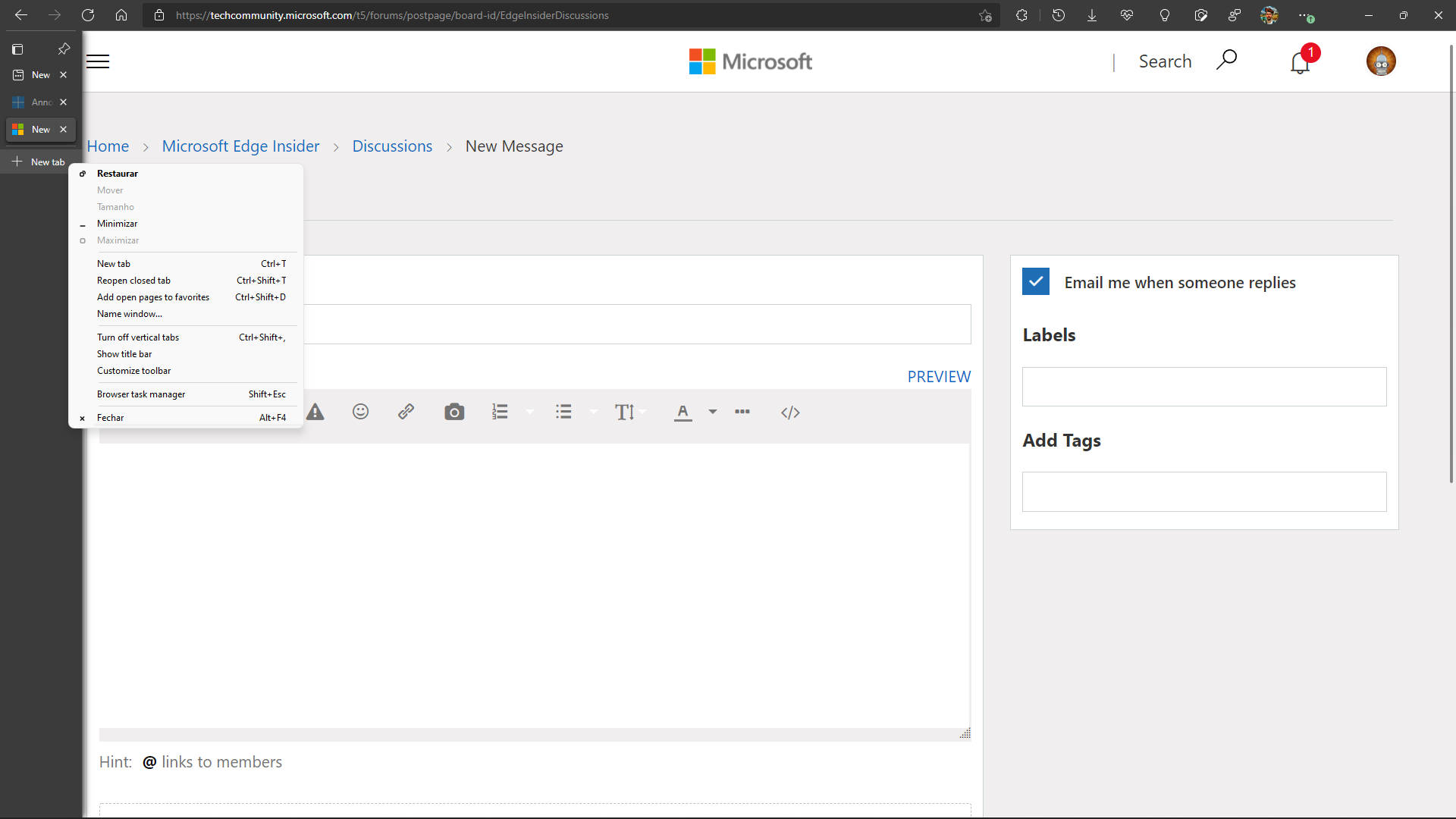 Inconsistent context menu | Microsoft Community Hub