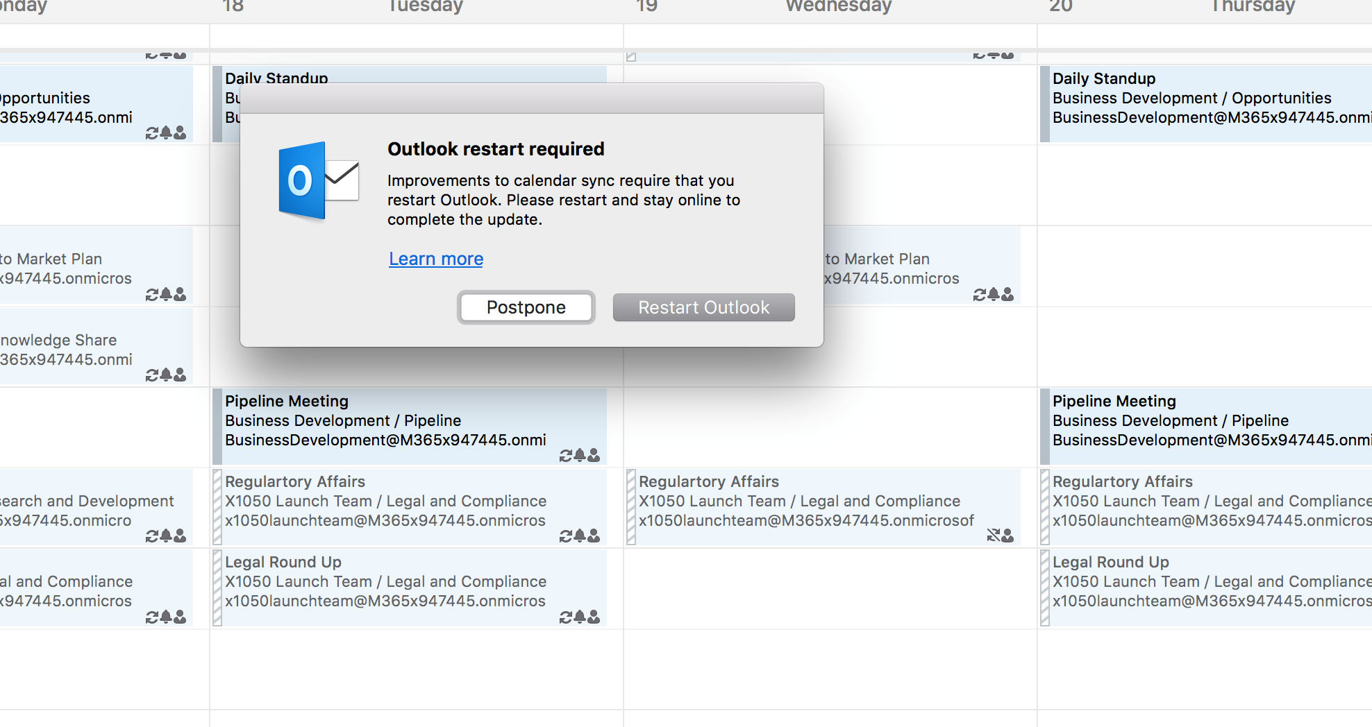Outlook for Mac improves calendar sharing performance with REST ...