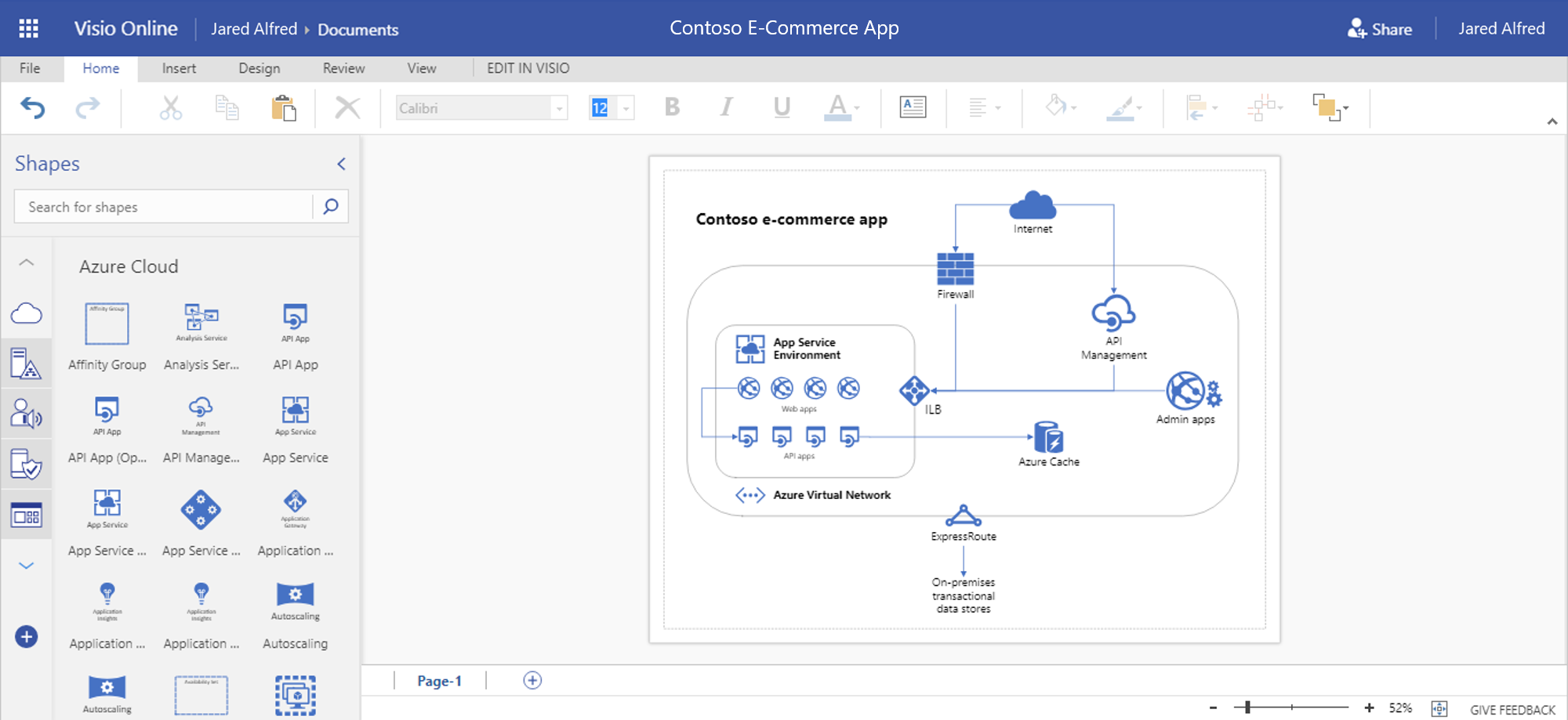Represent Azure architectures accurately in Visio for the web ...