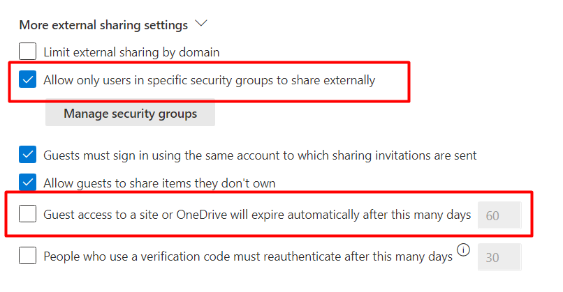 SharePoint Admin is it possible to separate the Policy setting between SharePoint and Onedrive ...